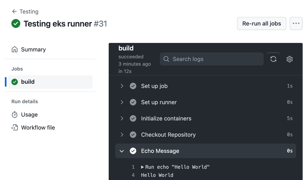 How To Setup Github Actions Runner On Aws Eks Cluster Self Hosted 1146