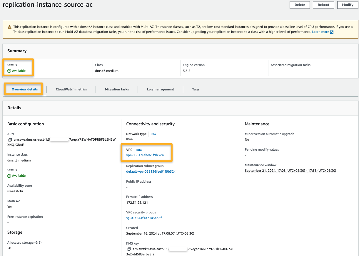 AWS RDS Cross Account data Migration Using AWS DMS