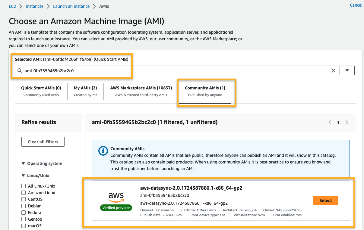 Transfer Efs Data Between Aws Accounts Using Aws Datasync