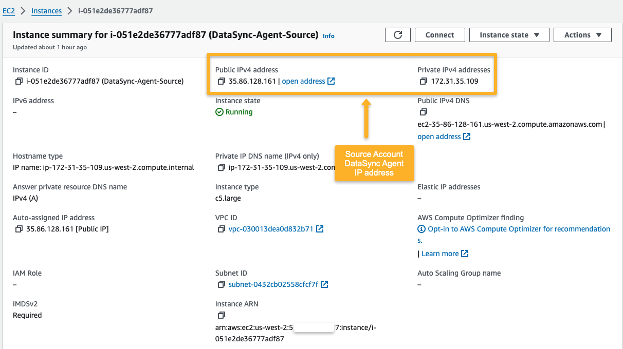Transfer Efs Data Between Aws Accounts Using Aws Datasync