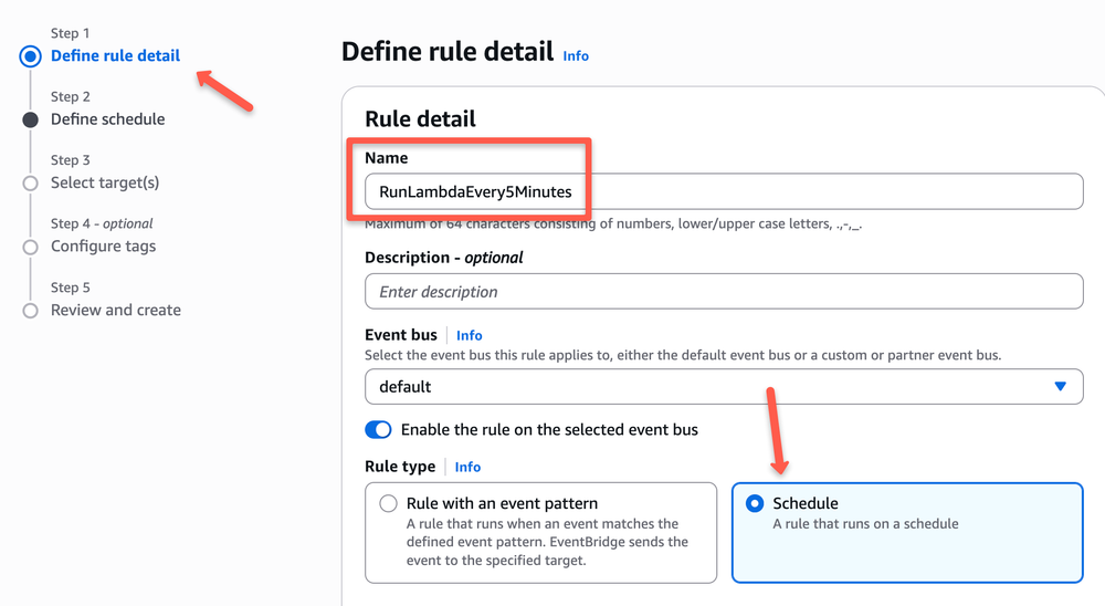 How To Trigger An Aws Lambda Function Using An Event Bridge Rule 4945