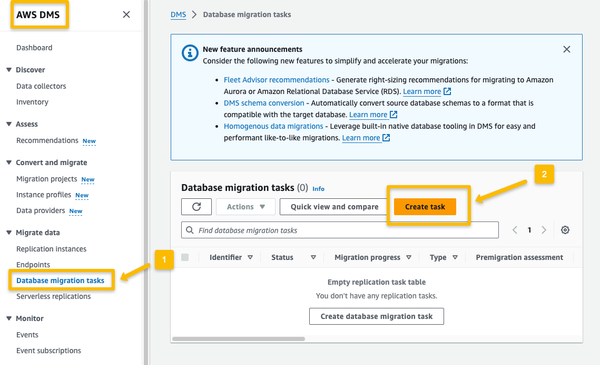 AWS RDS Cross Account data Migration Using AWS DMS