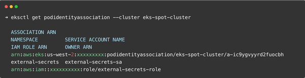 External Secrets Operator Setup for EKS using Secrets Manager