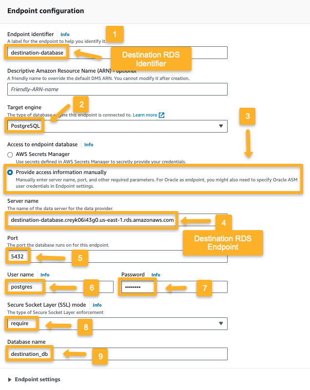 AWS RDS Cross Account data Migration Using AWS DMS