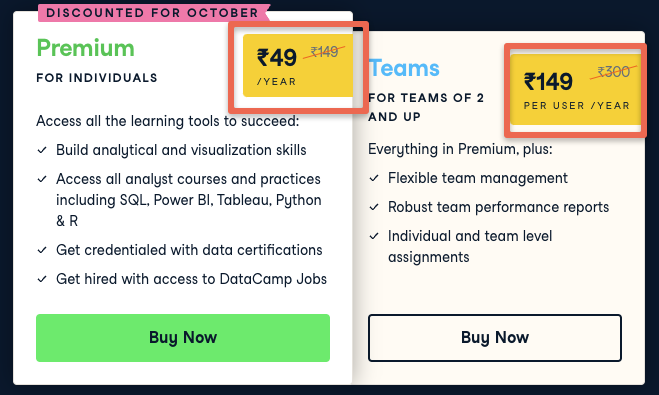 [50% OFF] Datacamp Discount 2025: Save on Monthly & Yearly