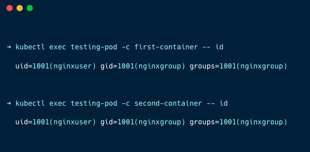 How To Run Kubernetes Pod as Non-Root User?