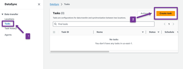Transfer EFS data between AWS Accounts Using AWS DataSync Transfer EFS data between AWS Accounts Using AWS DataSync