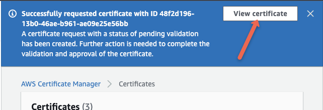 Setup SSL/TLS With AWS Certificate Manager