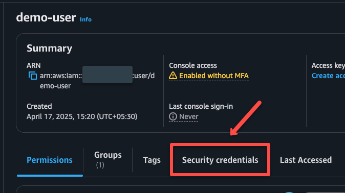 How to change the password of an IAM user in AWS?